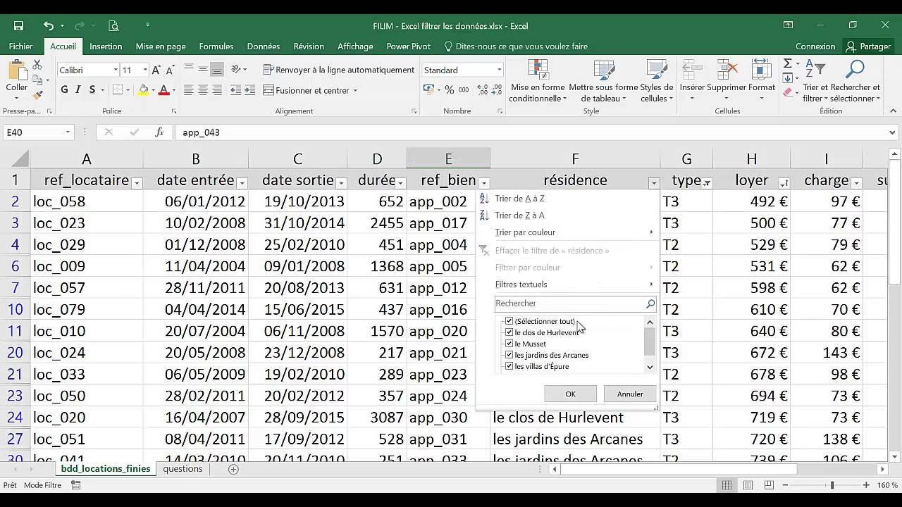 Comment Utiliser La Fonction Compris Entre Sur Excel